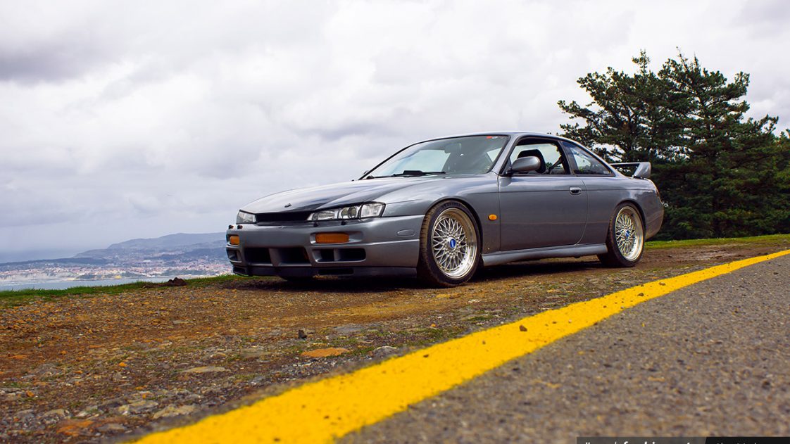 Un Nissan s14a diferente. The purple shadow.