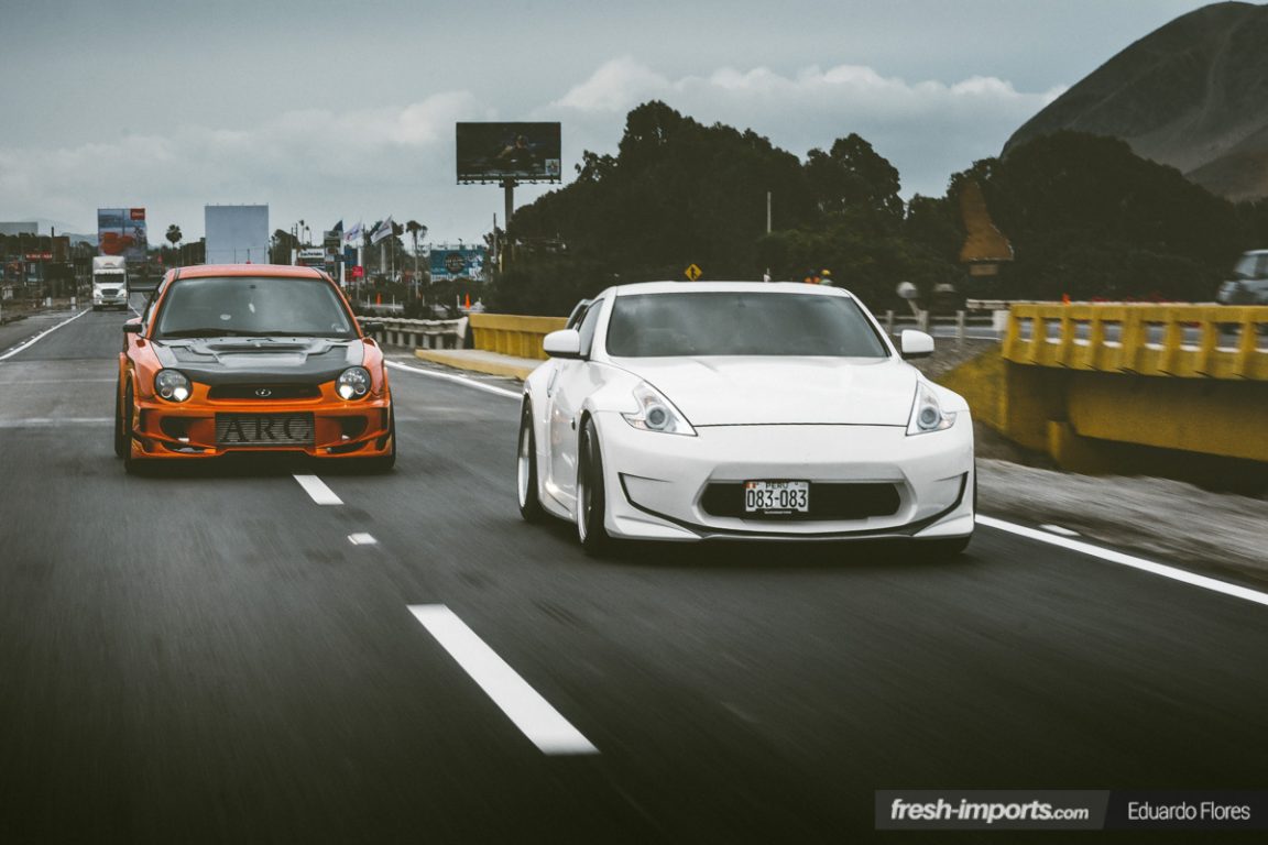JDM Trinity. Nissan 370z, Subaru STI & Honda Civic unidos para siempre ...